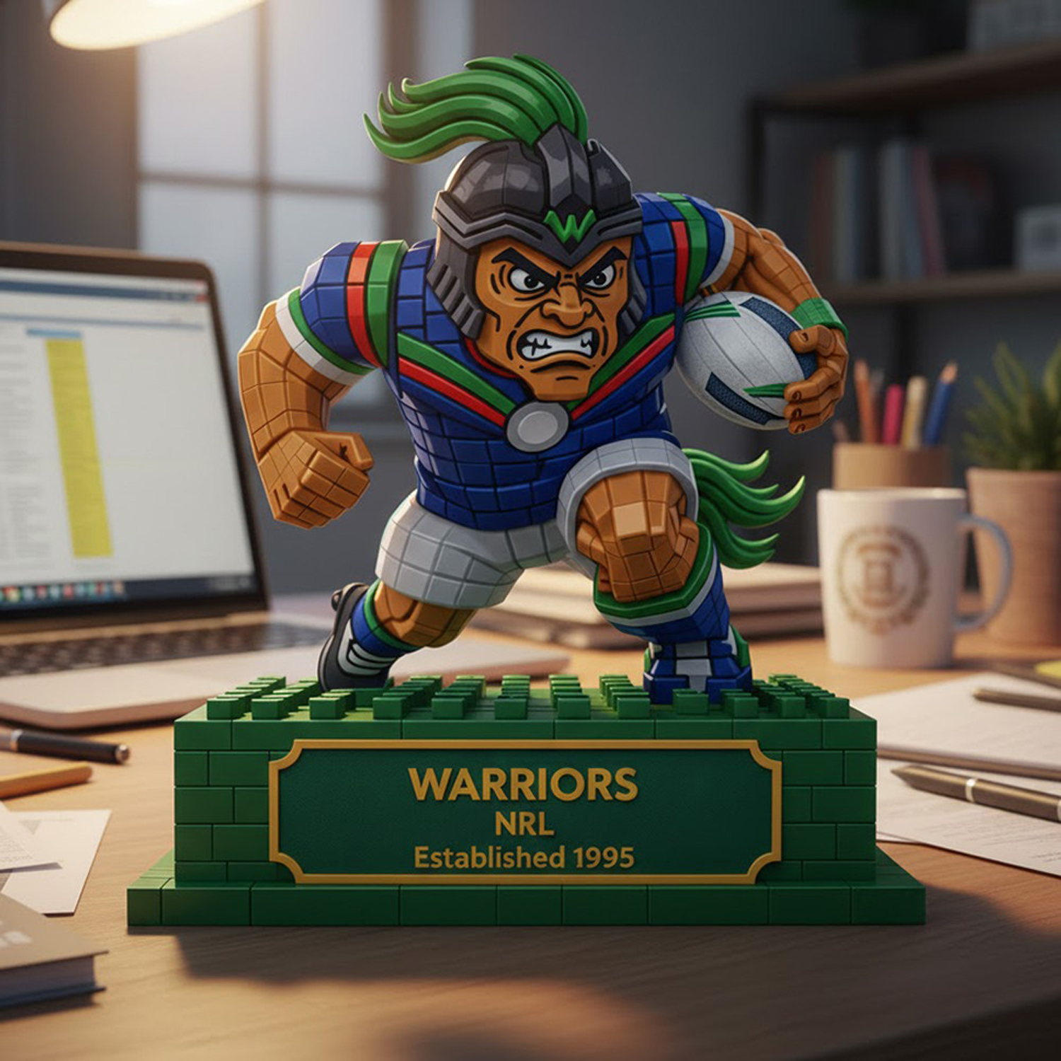 Premium NRL Special Mascot Acrylic Block Plaque Limited Editions NDT N ...